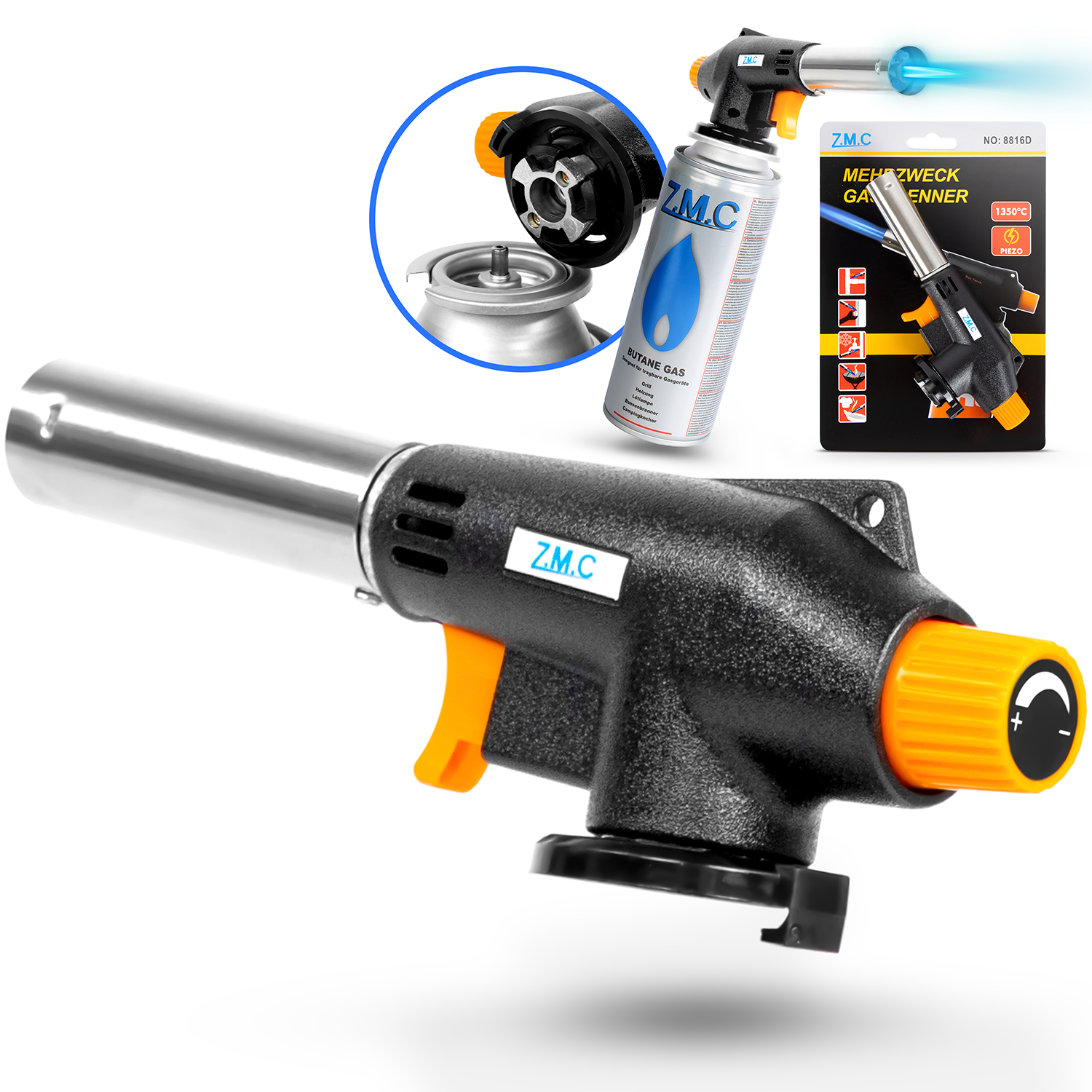 Gasbrenner Universal Für 227g Butangaskartuschen Ideal für alle Zwecke ...